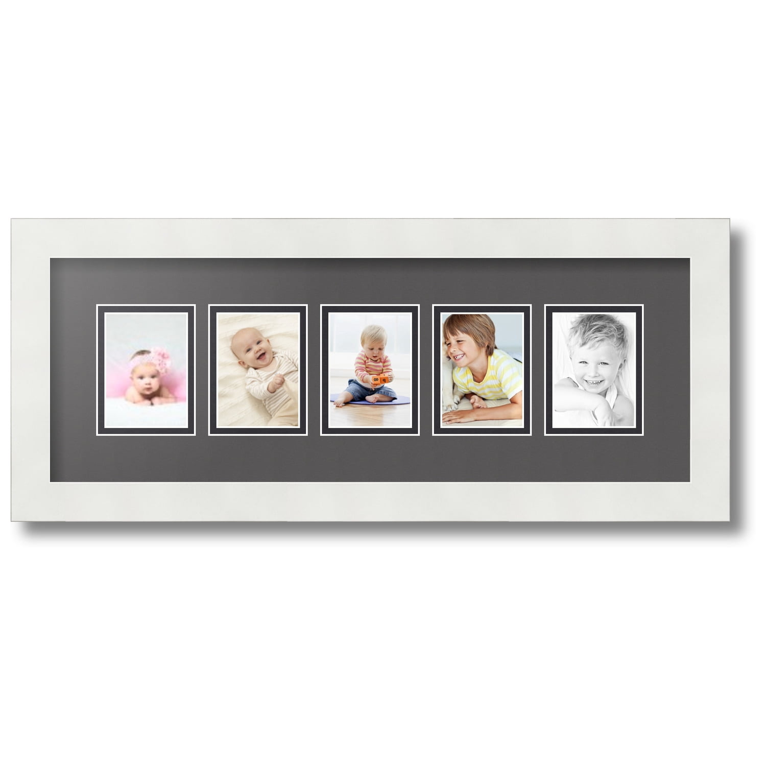 ArtToFrames Collage Photo Picture Frame with 5 - 2.5x3.5 Openings ...