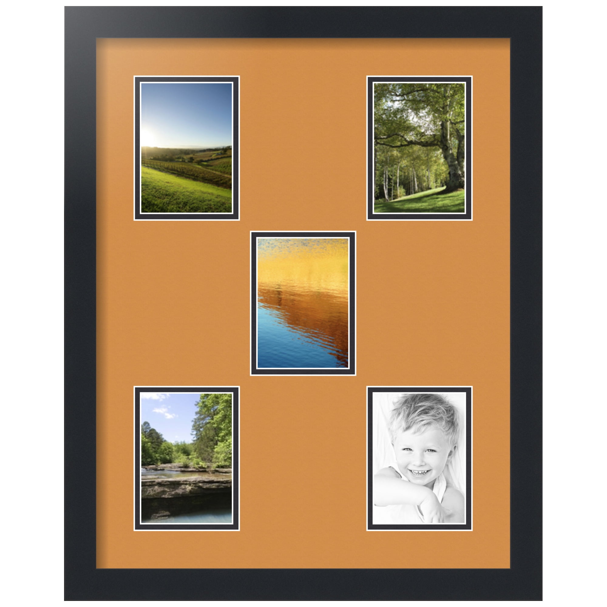 ArtToFrames Collage Photo Picture Frame with 5 - 3.5x5" Openings ...