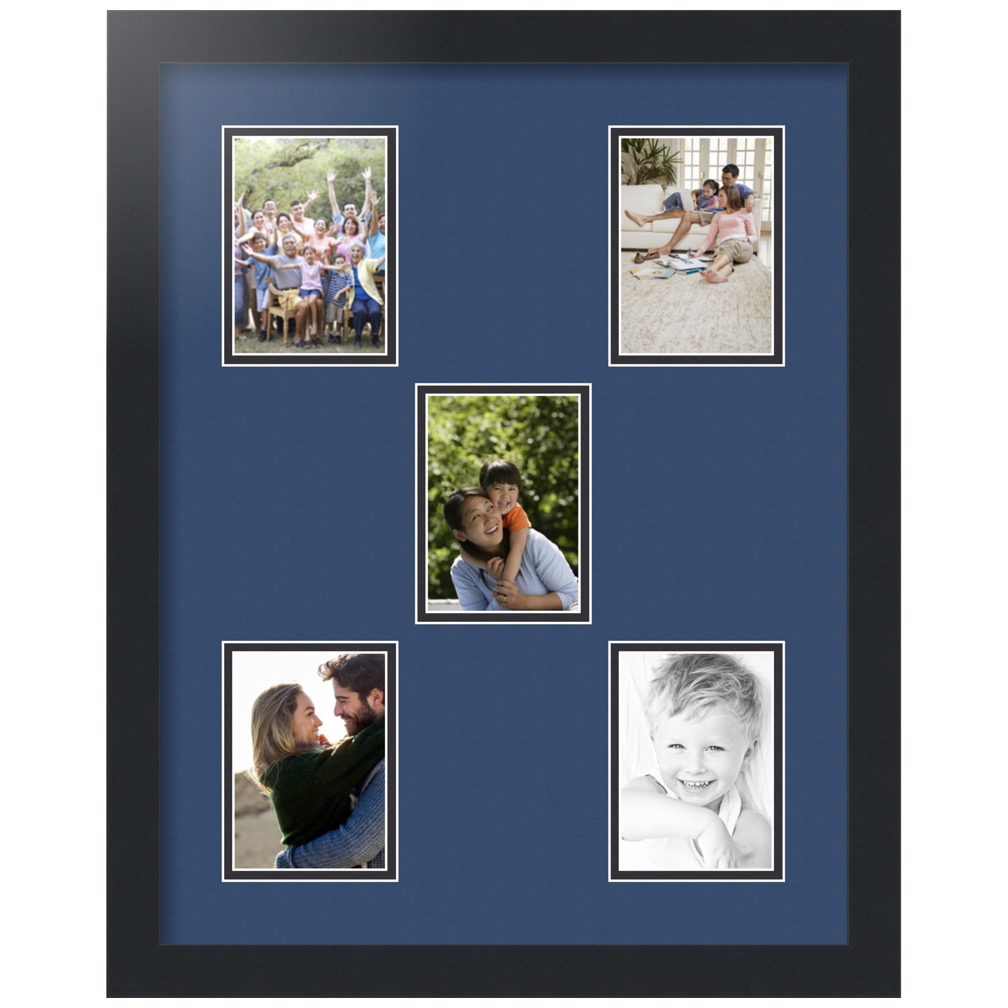ArtToFrames Collage Photo Picture Frame with 5 - 3.5x5" Openings ...