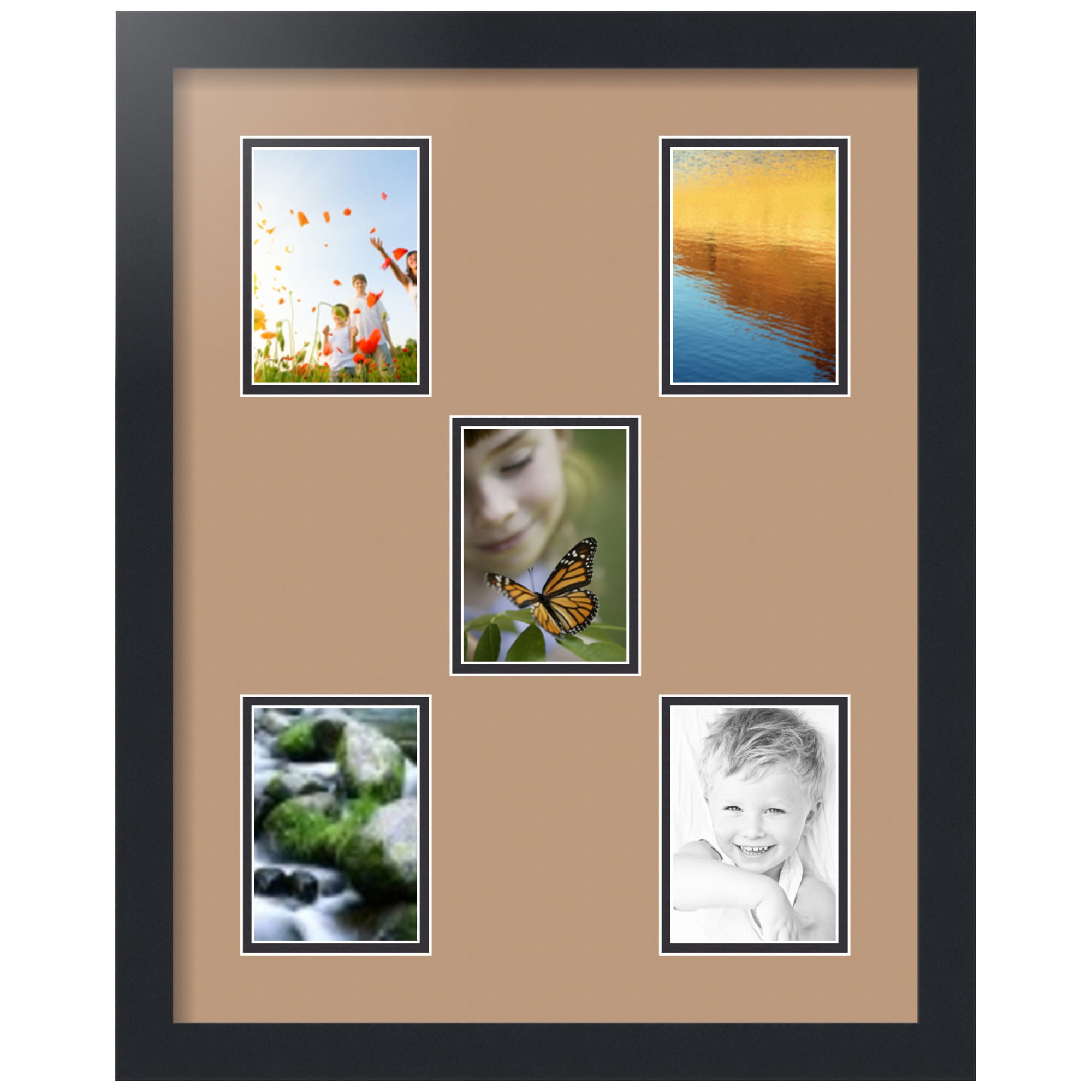 ArtToFrames Collage Photo Picture Frame with 5 - 3.5x5" Openings ...