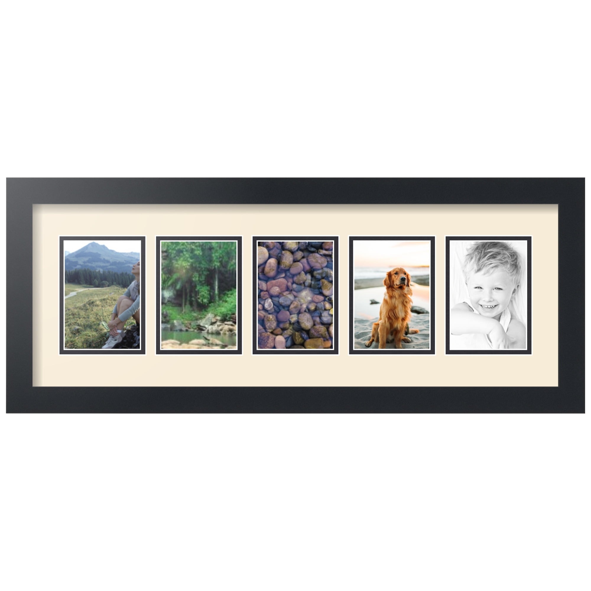 ArtToFrames Collage Photo Picture Frame with 5 - 3.5x5" Openings ...