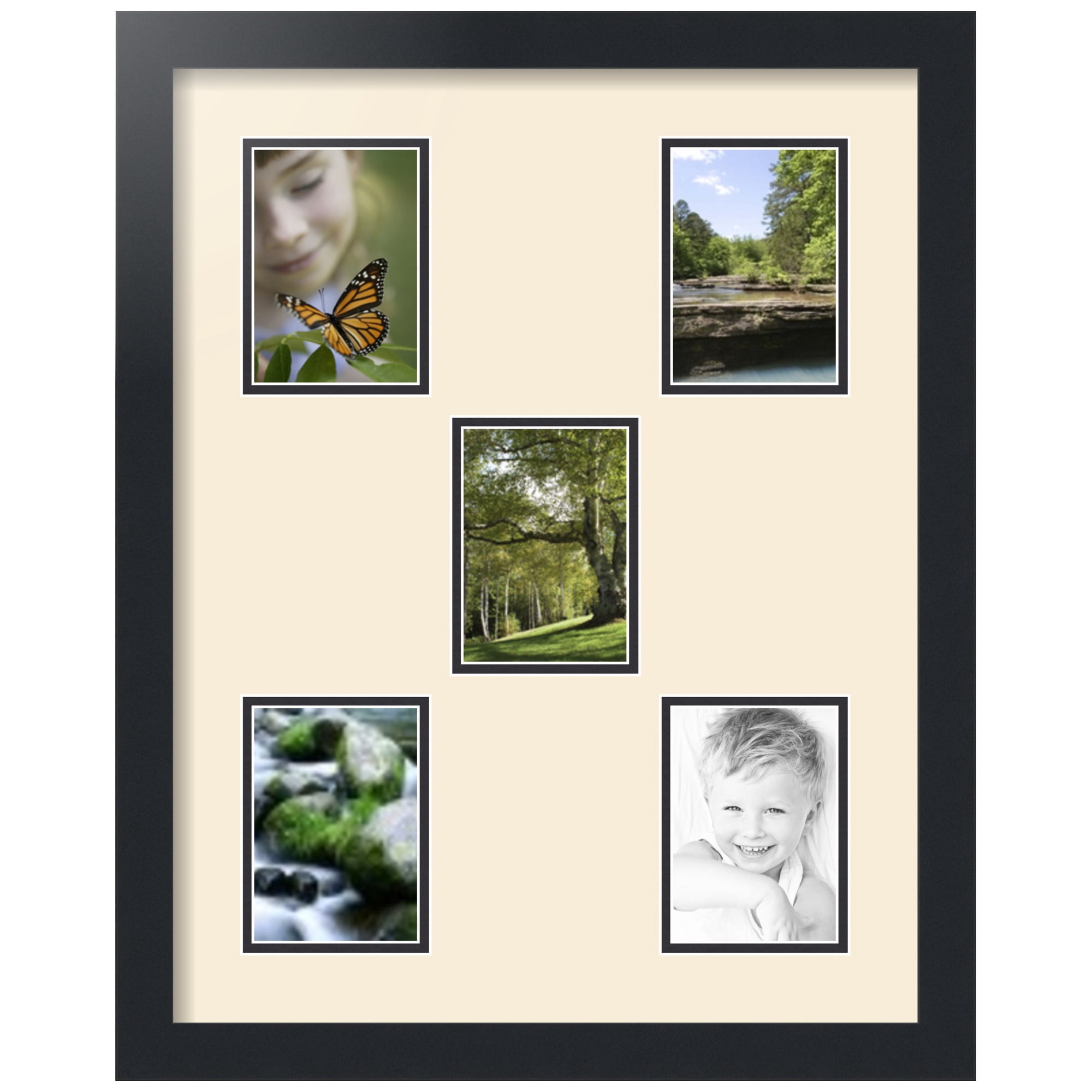 ArtToFrames Collage Photo Picture Frame with 5 - 3.5x5" Openings ...
