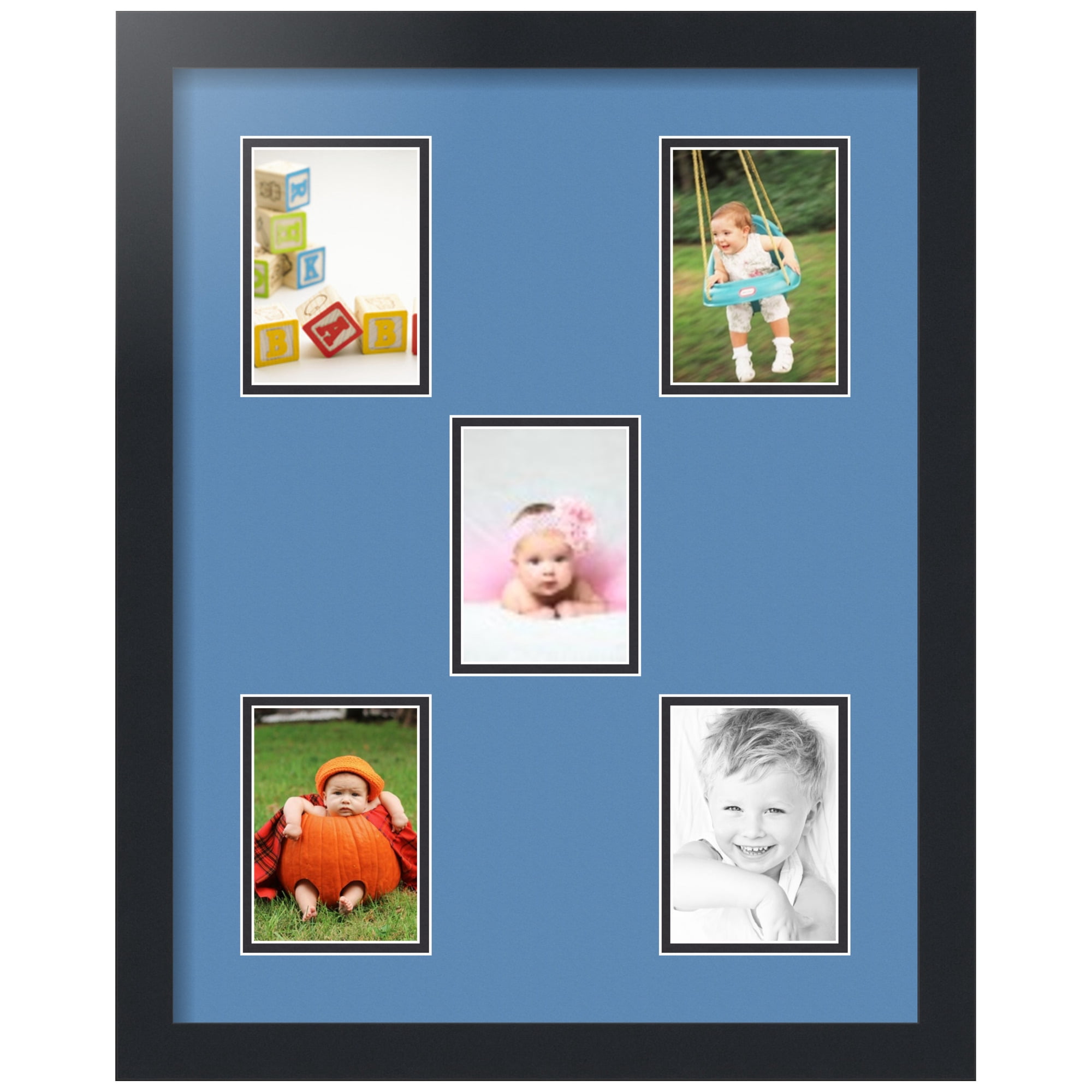 ArtToFrames Collage Photo Picture Frame with 5 - 3.5x5" Openings ...