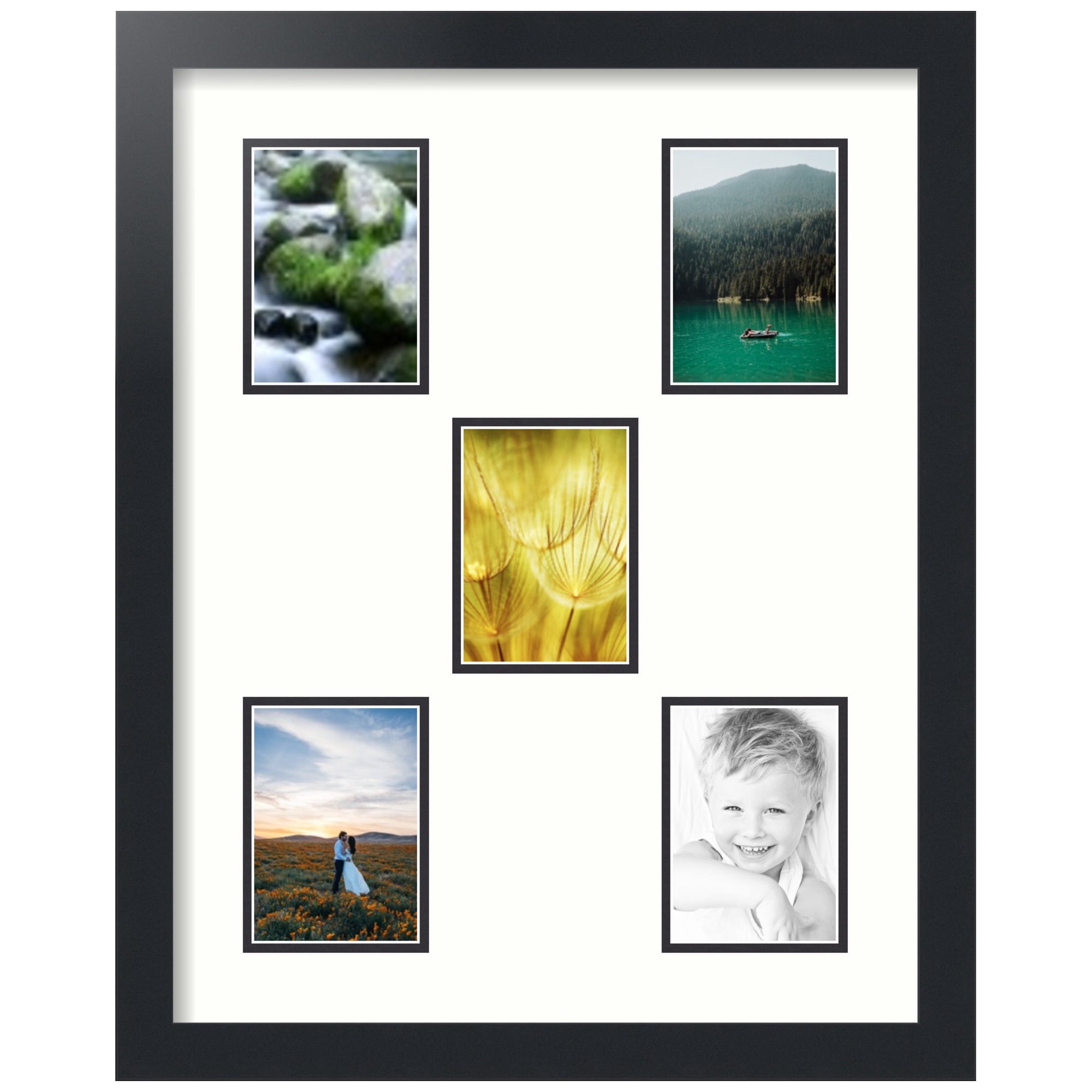 ArtToFrames Collage Photo Picture Frame with 5 - 3.5x5" Openings ...