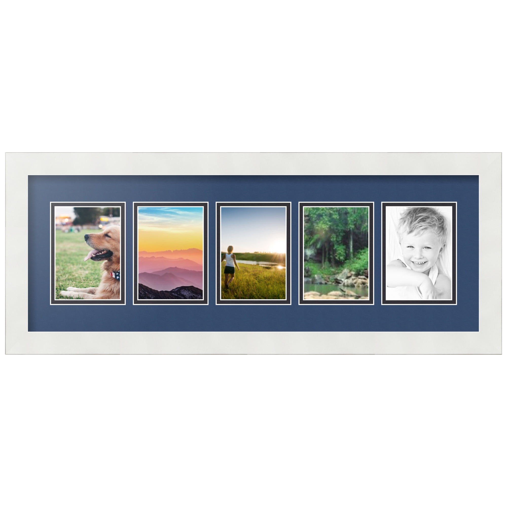 ArtToFrames Collage Photo Picture Frame with 5 - 3.5x5" Openings ...