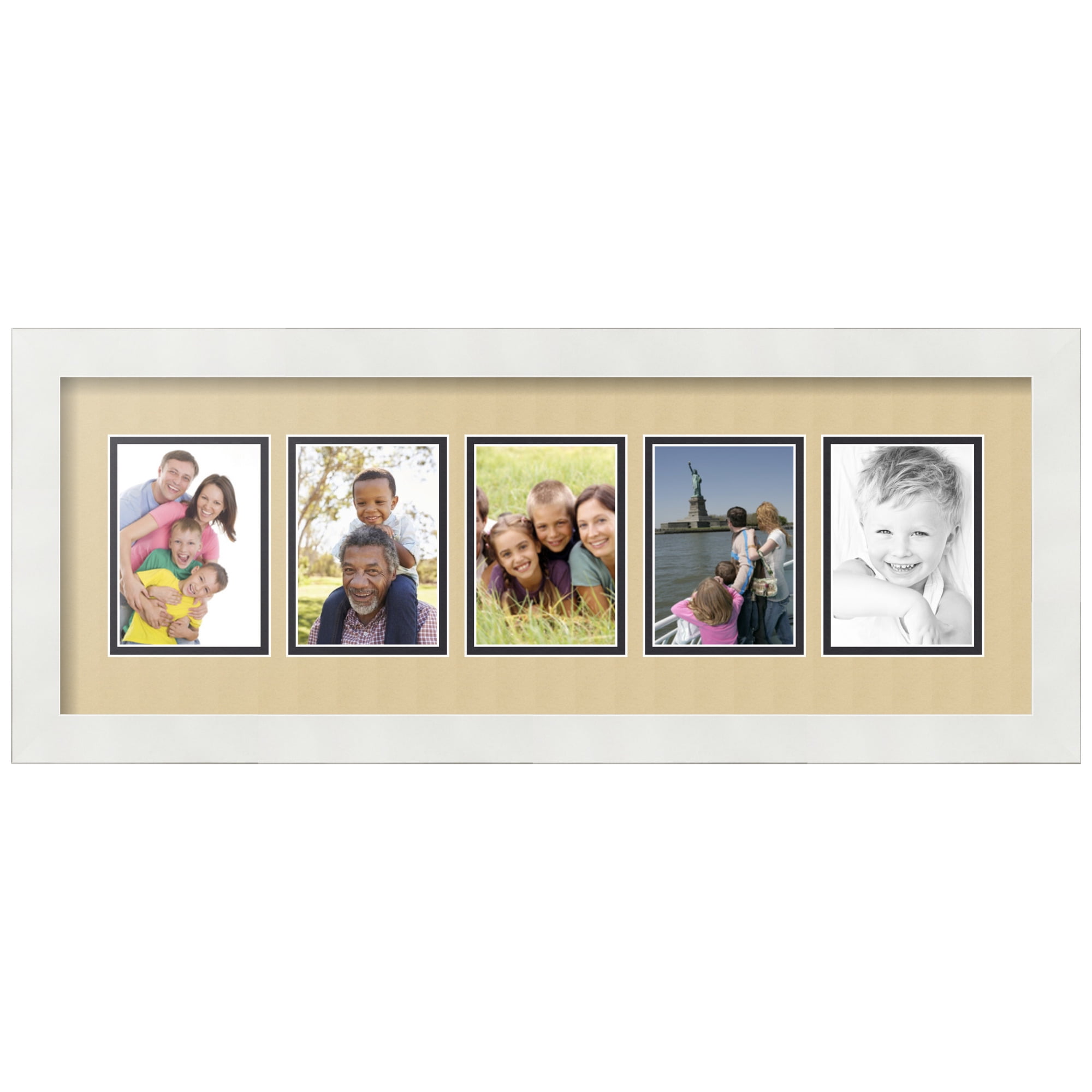 ArtToFrames Collage Photo Picture Frame with 5 - 3.5x5" Openings ...