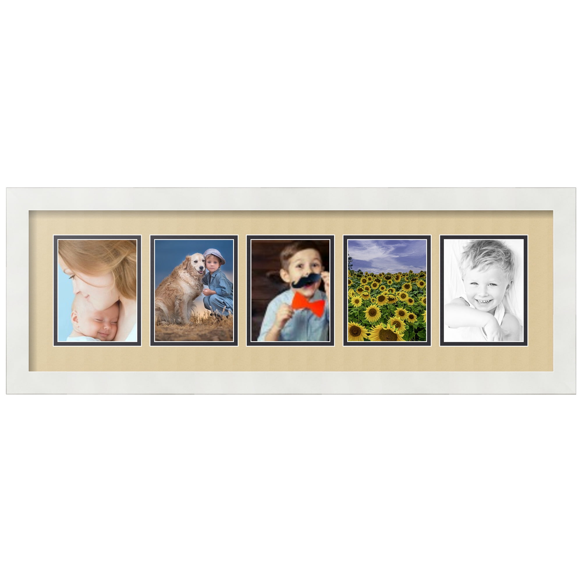 ArtToFrames Collage Photo Picture Frame with 5 - 4.25x5.5" Openings ...
