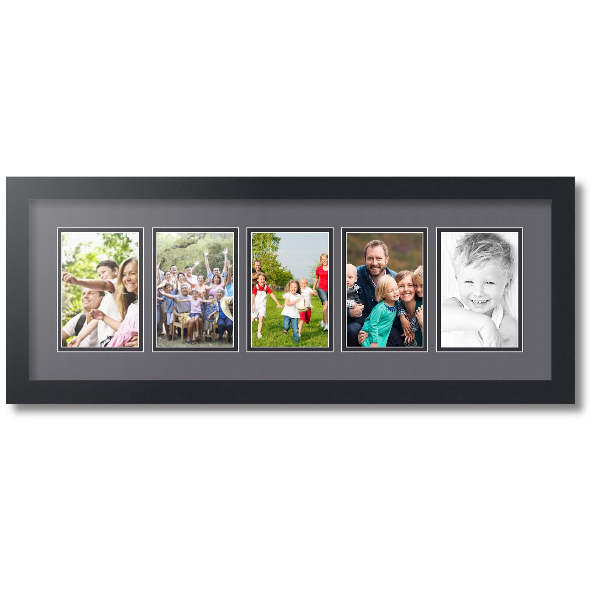 ArtToFrames Collage Photo Picture Frame with 5 - 4x6" Openings, Framed ...