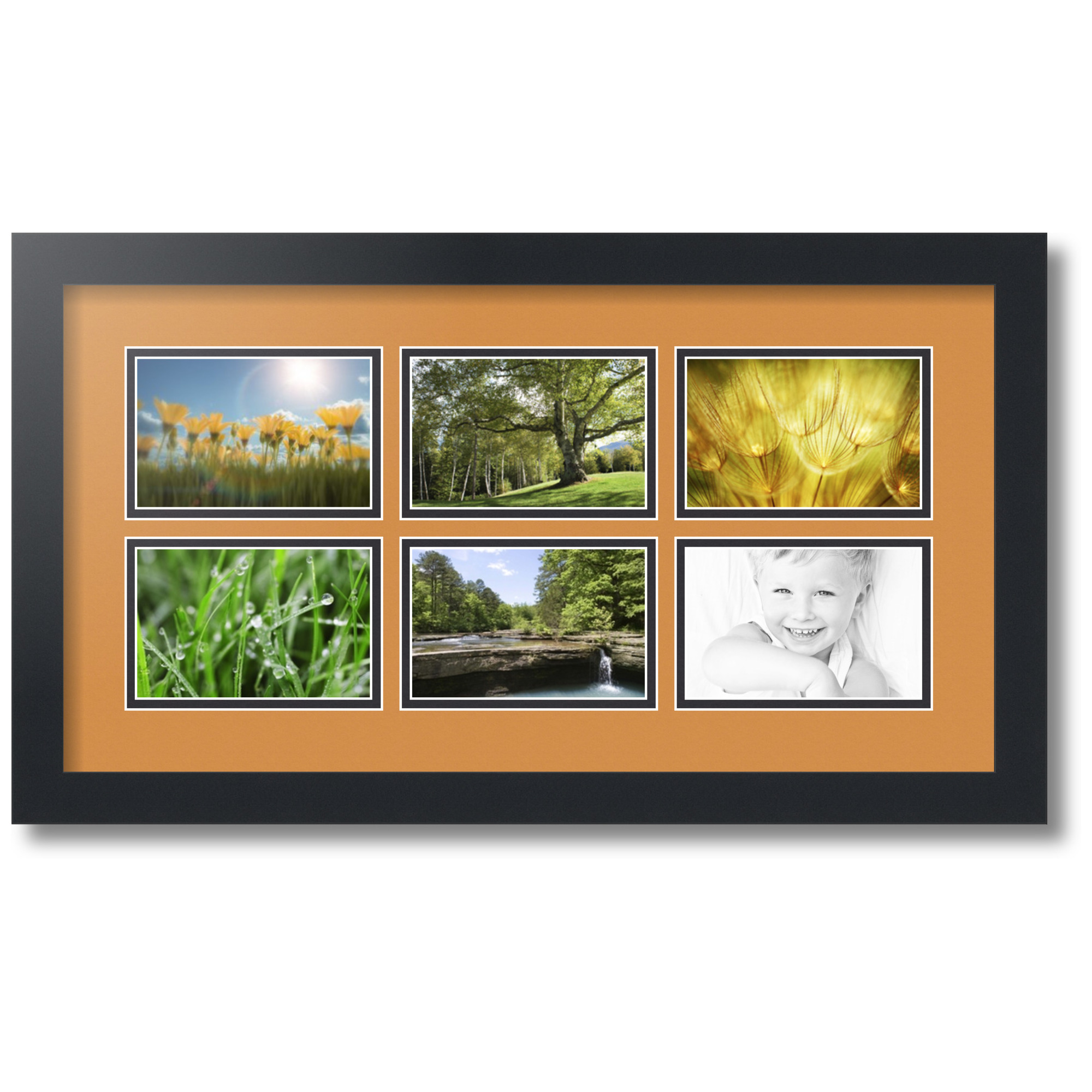 ArtToFrames Collage Photo Picture Frame with 6 - 3.5x5.5" Openings ...