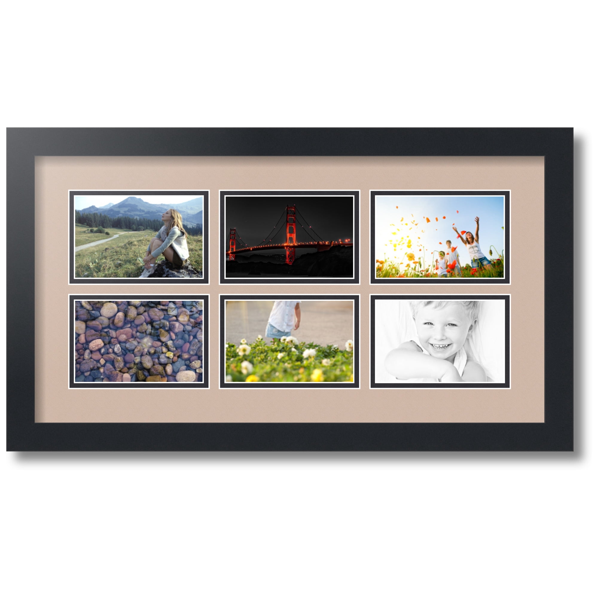 ArtToFrames Collage Photo Picture Frame with 6 - 3.5x5.5" Openings ...