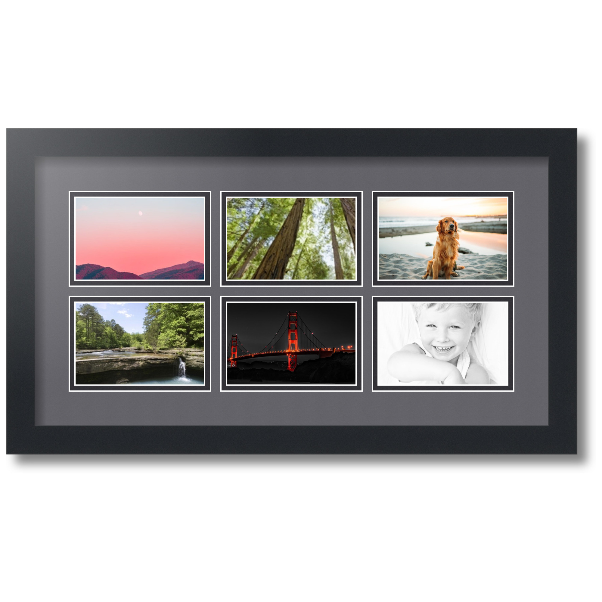 ArtToFrames Collage Photo Picture Frame with 6 - 3.5x5.5" Openings ...