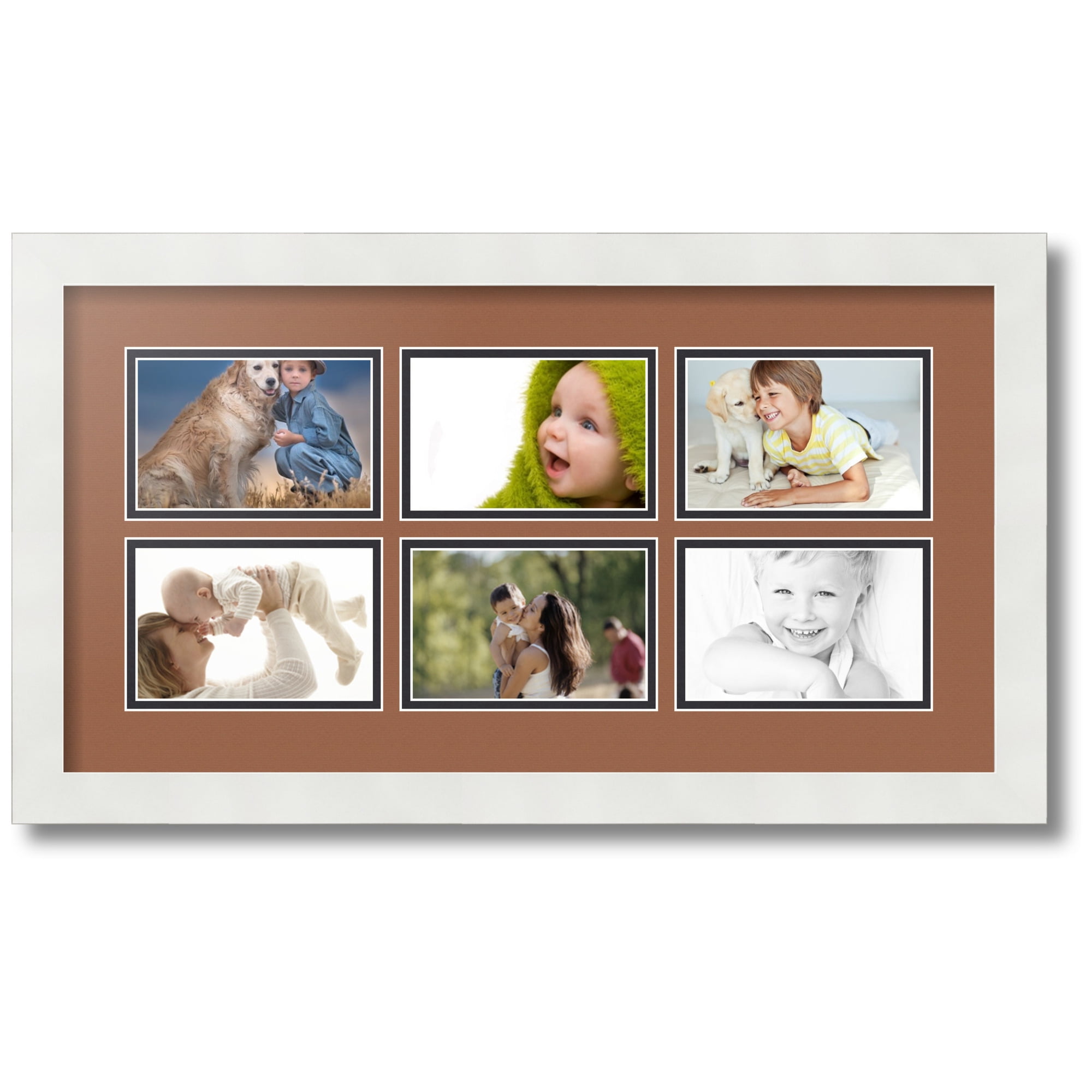 ArtToFrames Collage Photo Picture Frame with 6 - 3.5x5.5 Openings ...