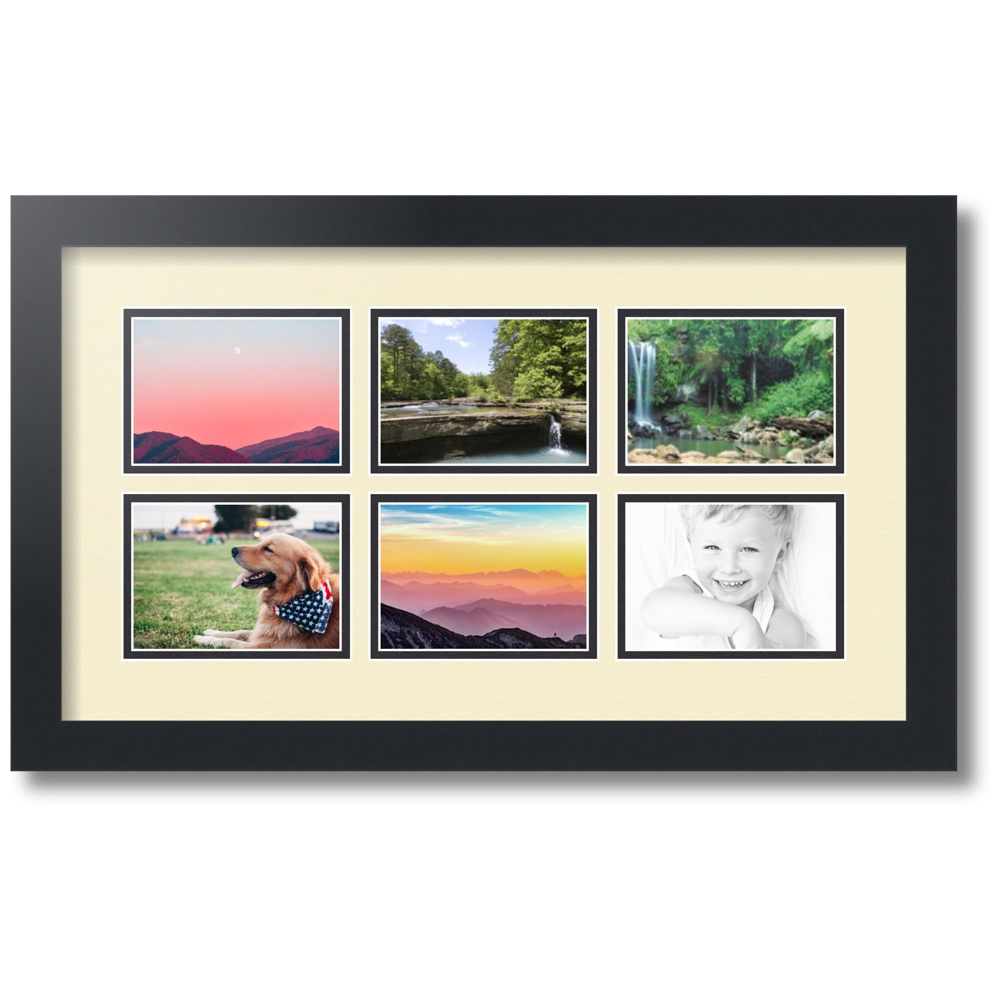 ArtToFrames Collage Photo Picture Frame with 6 - 3.5x5" Openings ...