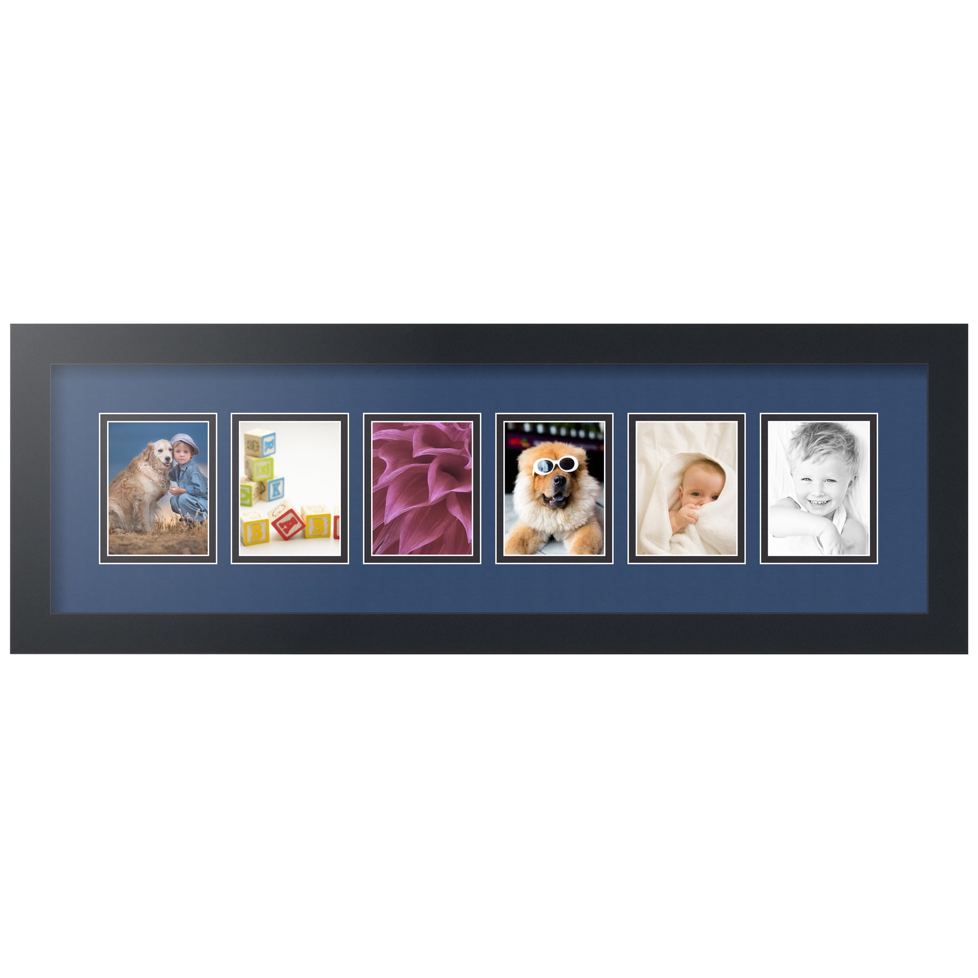 ArtToFrames Collage Photo Picture Frame with 6 - 3x4" Openings, Framed ...