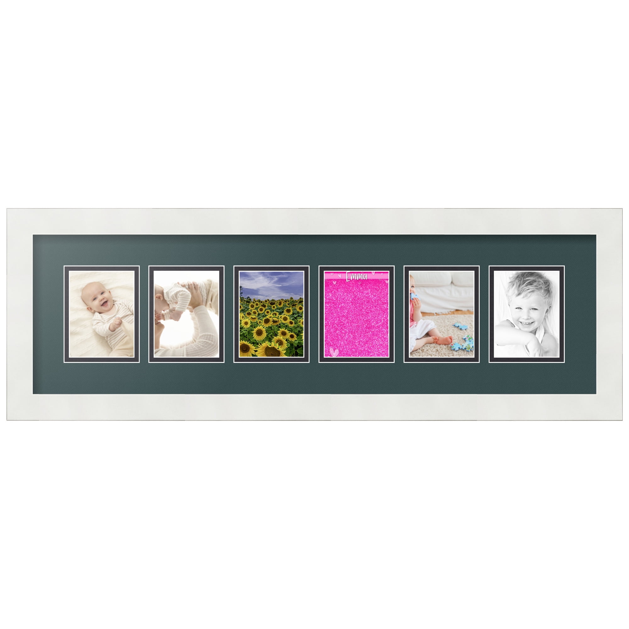 ArtToFrames Collage Photo Picture Frame with 6 - 3x4" Openings, Framed ...