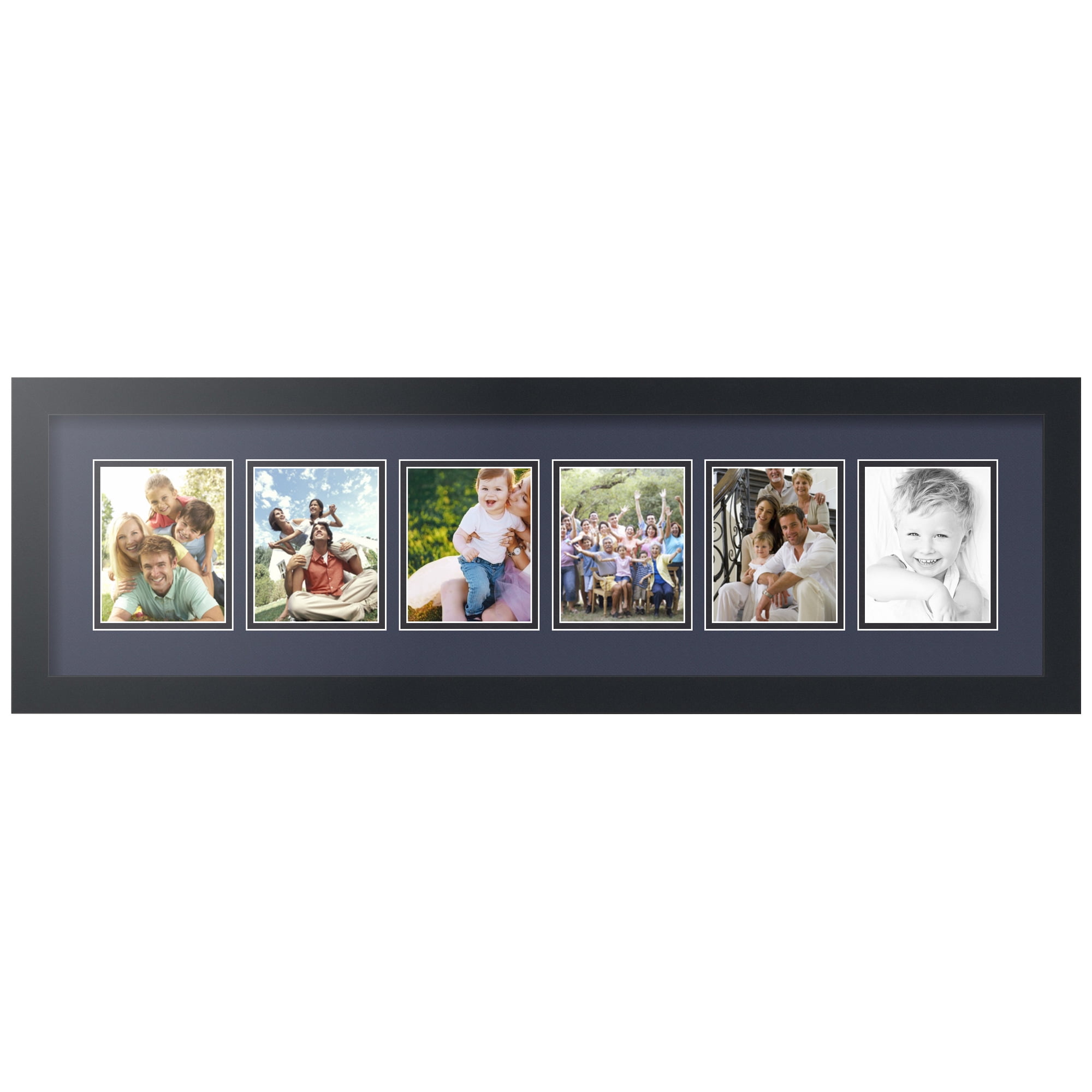 ArtToFrames Collage Photo Picture Frame with 6 - 4x5" Openings, Framed ...