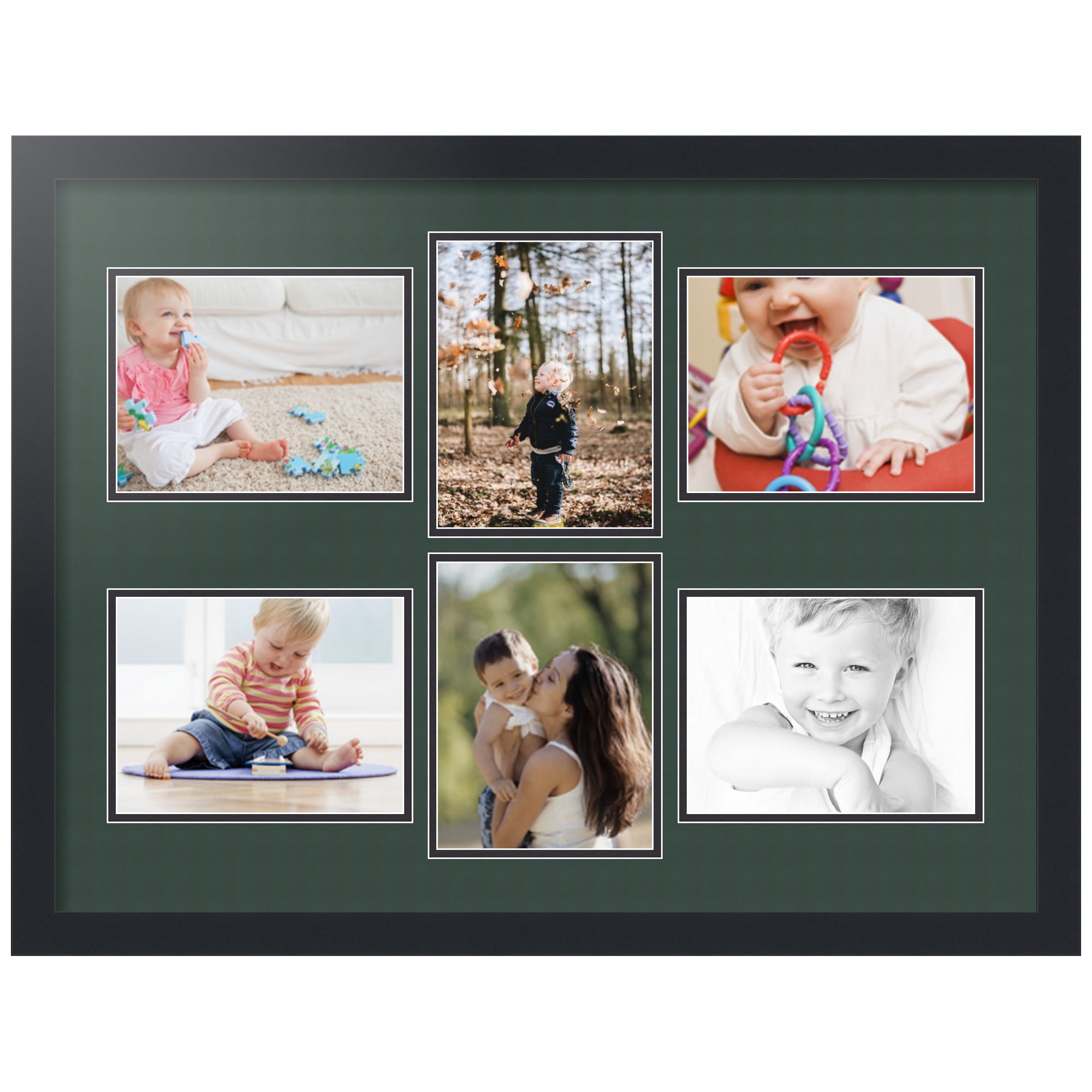 ArtToFrames Collage Photo Picture Frame with 6 - 6x8" Openings, Framed ...