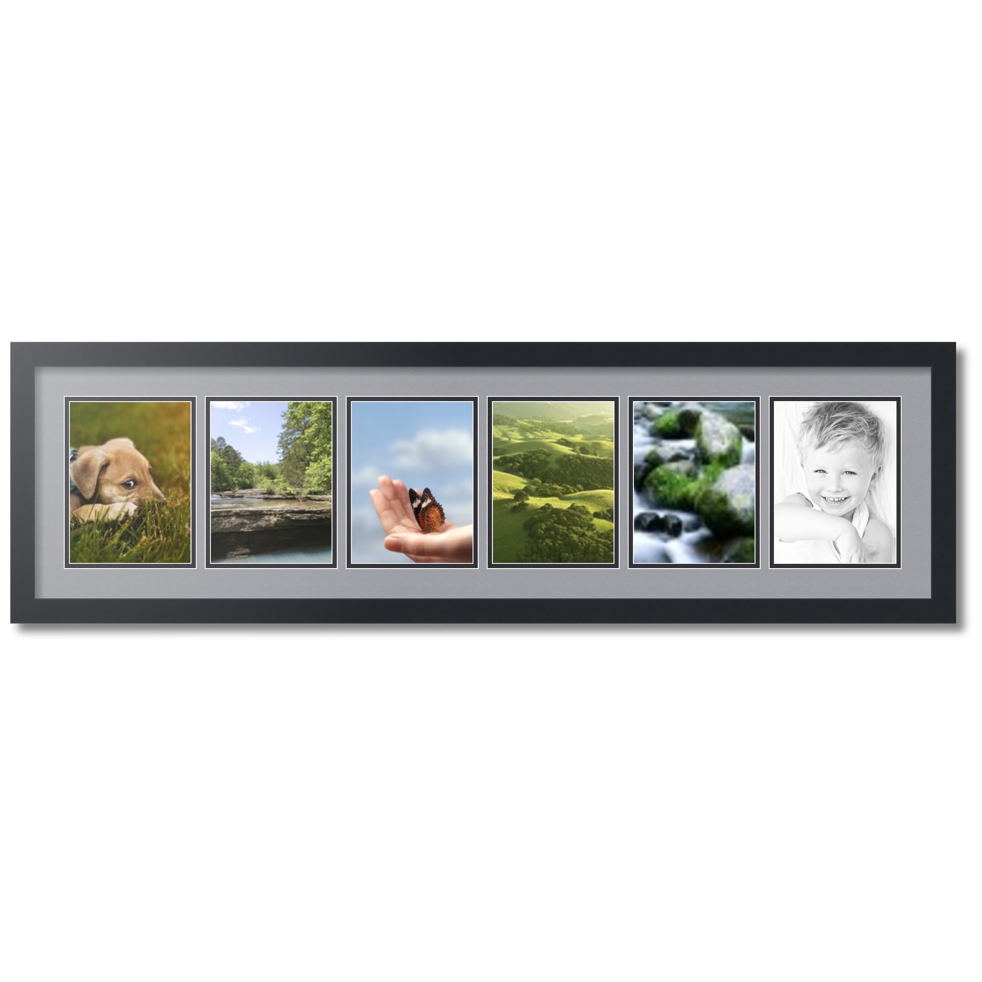 ArtToFrames Collage Photo Picture Frame with 6 - 6x8" Openings, Framed ...