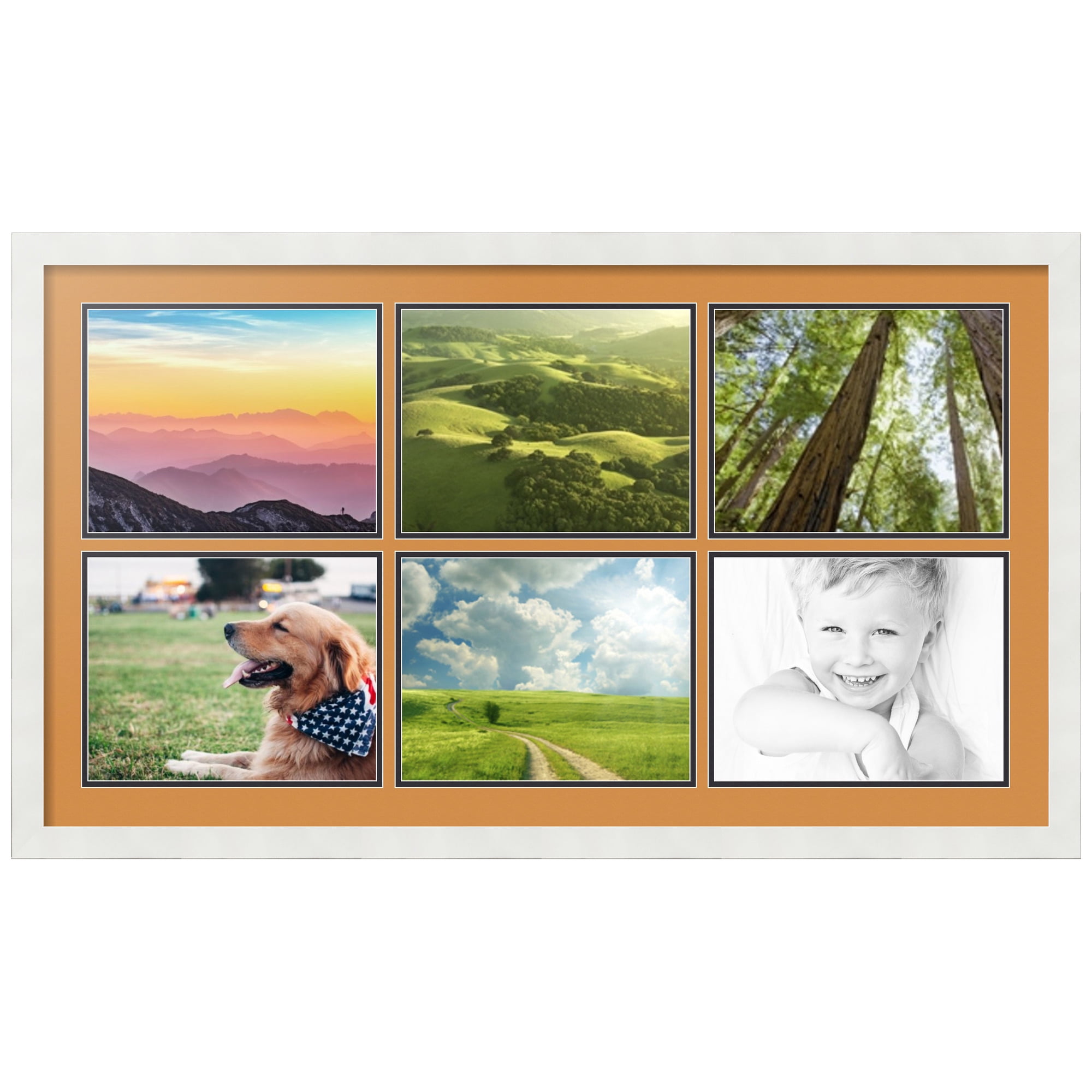 ArtToFrames Collage Photo Picture Frame with 6 - 8.5x11" Openings ...