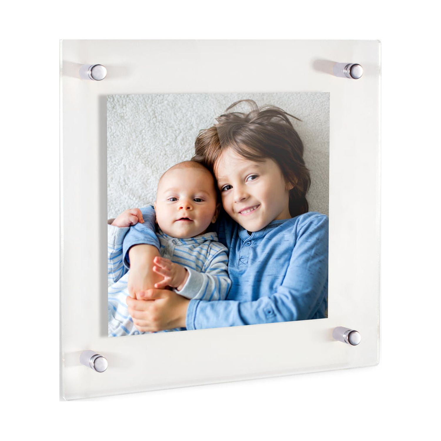 ArtToFrames Floating Acrylic Frame for Photos Up to 5x5 inches (Full ...