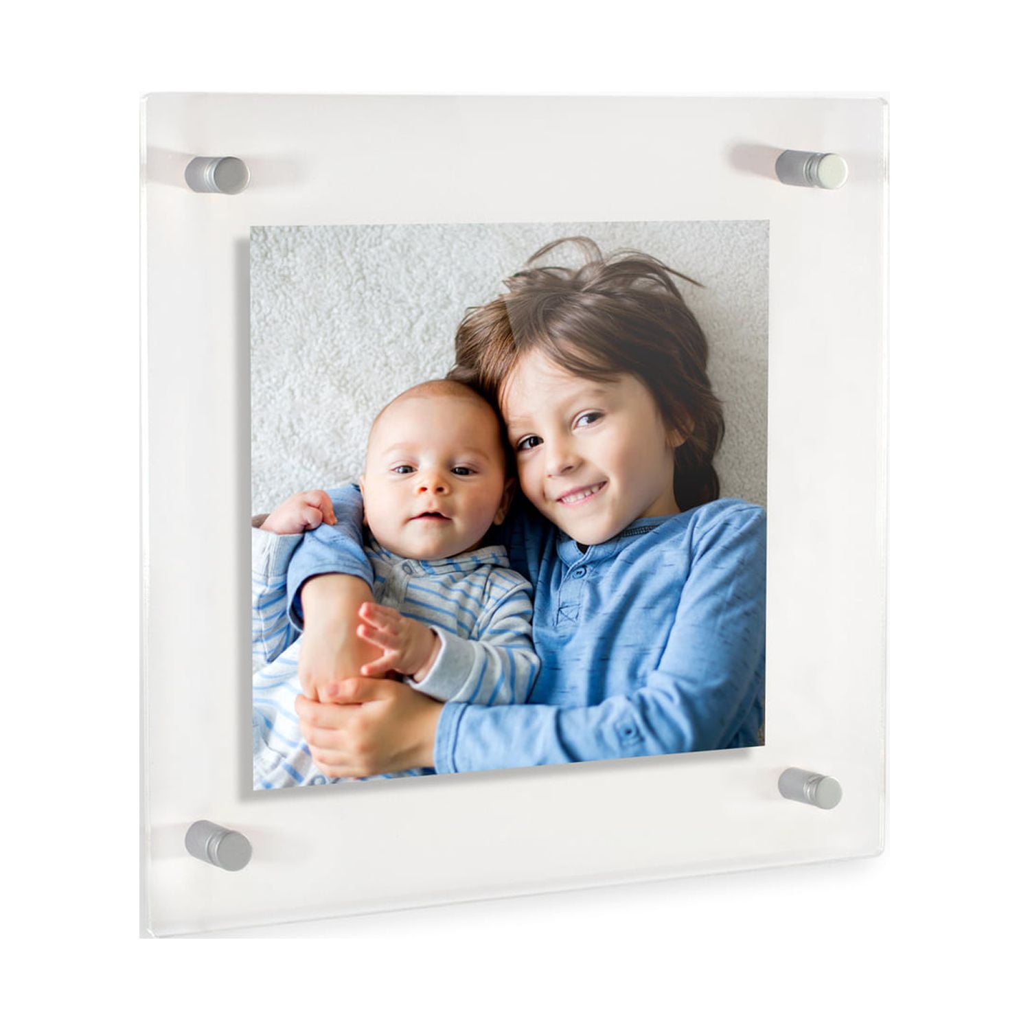 ArtToFrames Floating Acrylic Frame for Photos Up to 9x9 inches (Full ...