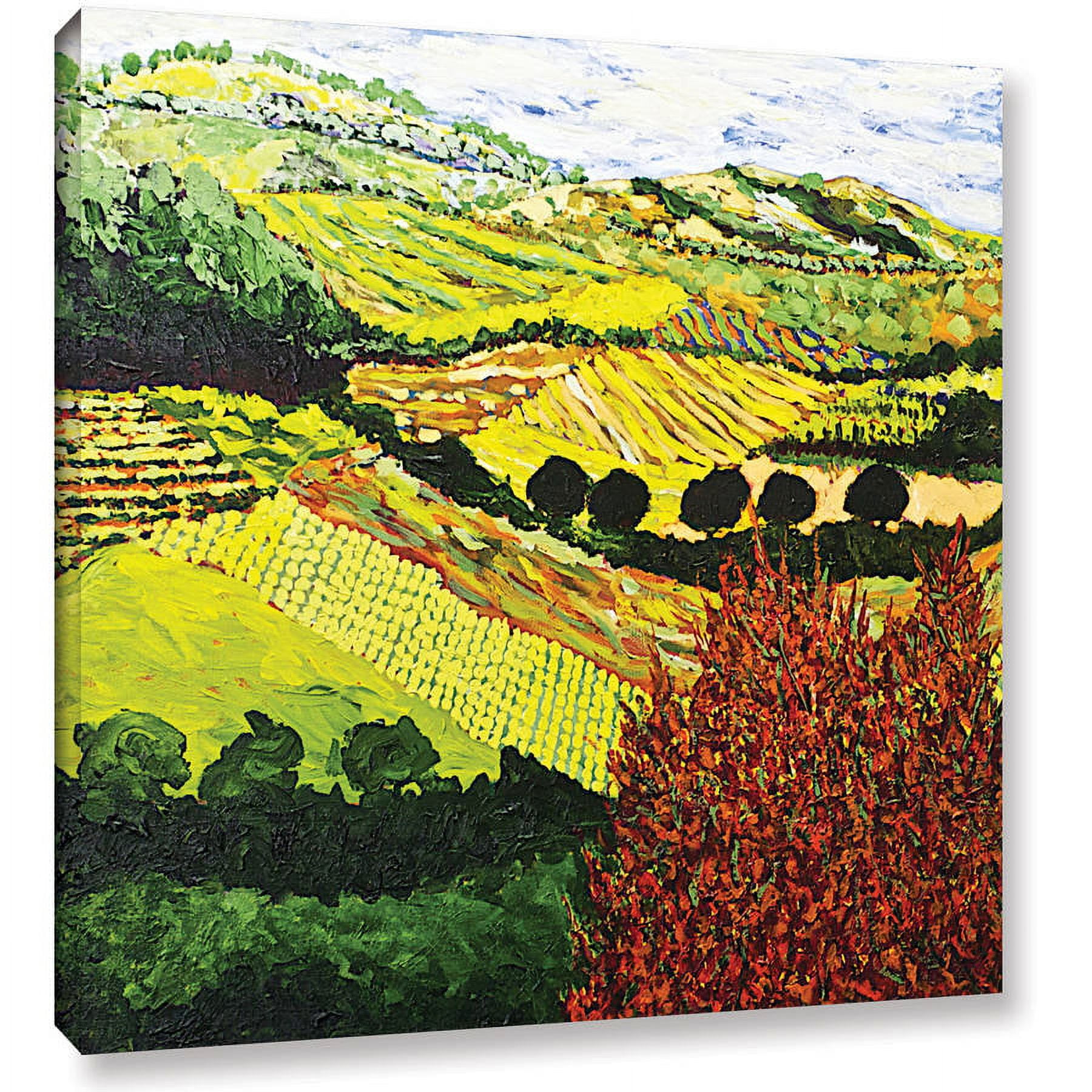 ArtWall Allan Friedlander "Red Bush" Gallery-wrapped Canvas - Walmart.com