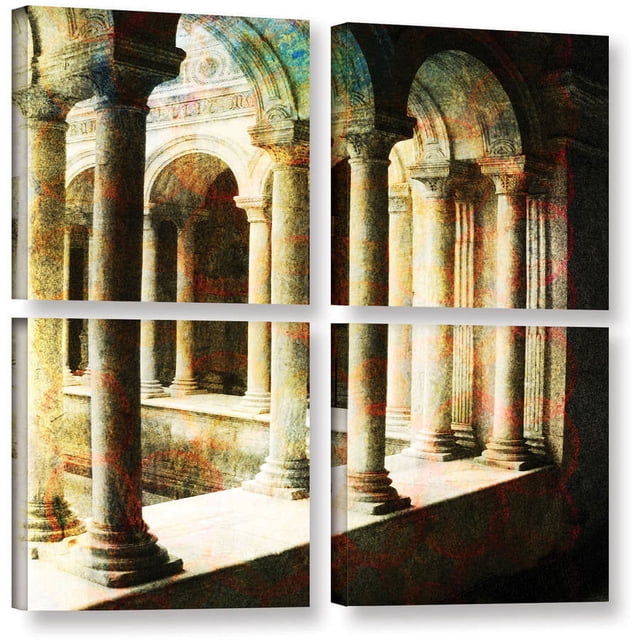 ArtWall Elena Ray "Roman Architecture" 4-Piece Gallery-wrapped Canvas ...