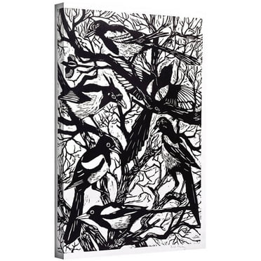 Nat Morley "Ravens" Gallery-Wrapped Canvas Art - Walmart.com