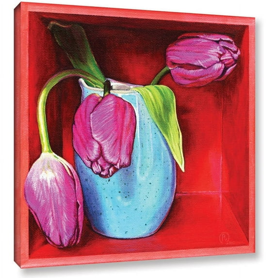ArtWall Paige Wallis "A Trio Of Tulips" Gallery-wrapped Canvas ...