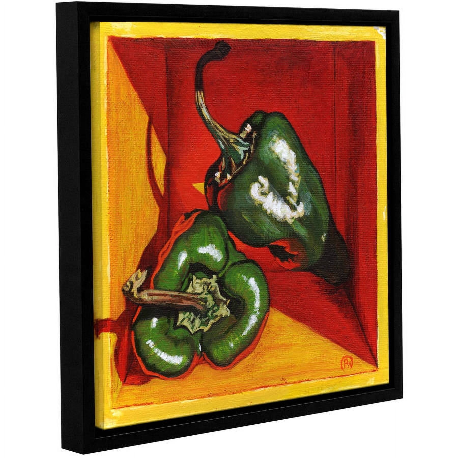 ArtWall Paige Wallis "Poblano" Gallery-wrapped Floater-framed Canvas ...