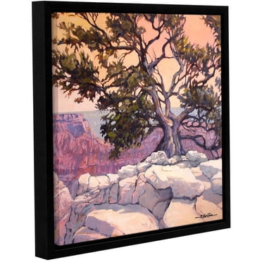 Rick Kersten "Cactus Orange" Floater-Framed Gallery-Wrapped Canvas ...