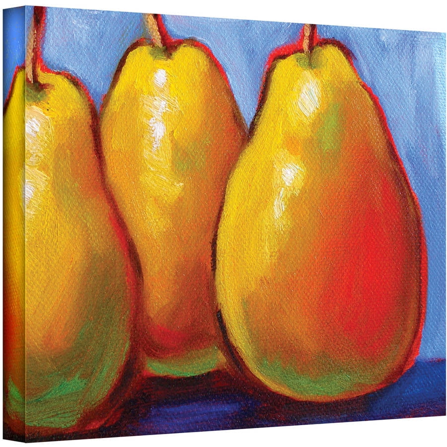 ArtWall Susi Franco "Gang of Pears" Gallery-wrapped Canvas - Walmart.com