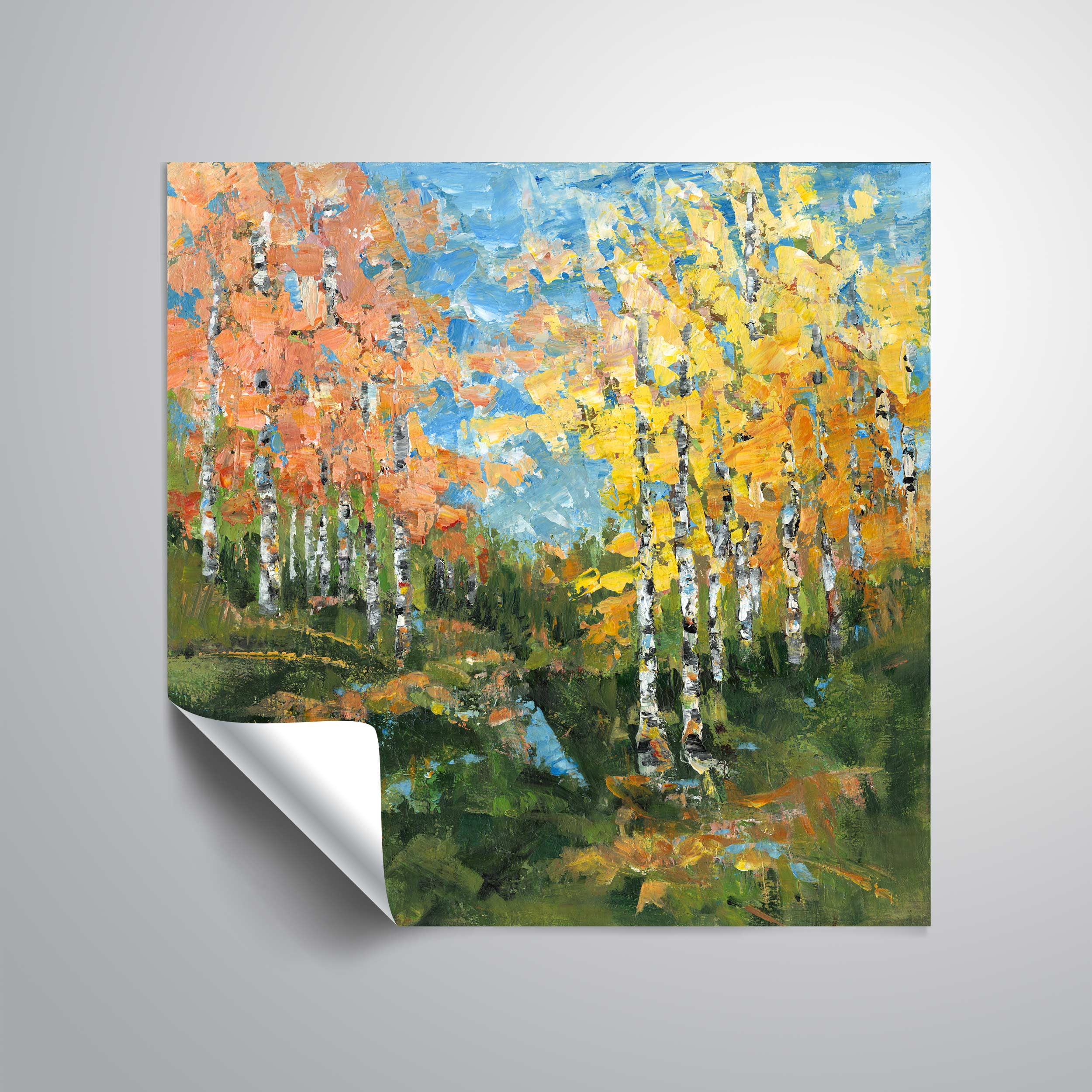 ArtWallChanging Seasons, Removable Wall Art Mural by Anne Waters ...