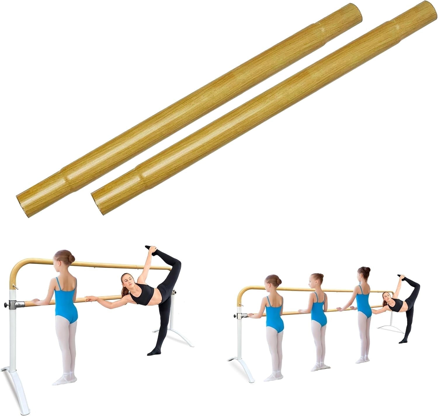 ‎Artan Balance ‎2 Extendable Bars for 6Ft Double Bar Curved Ballet ...