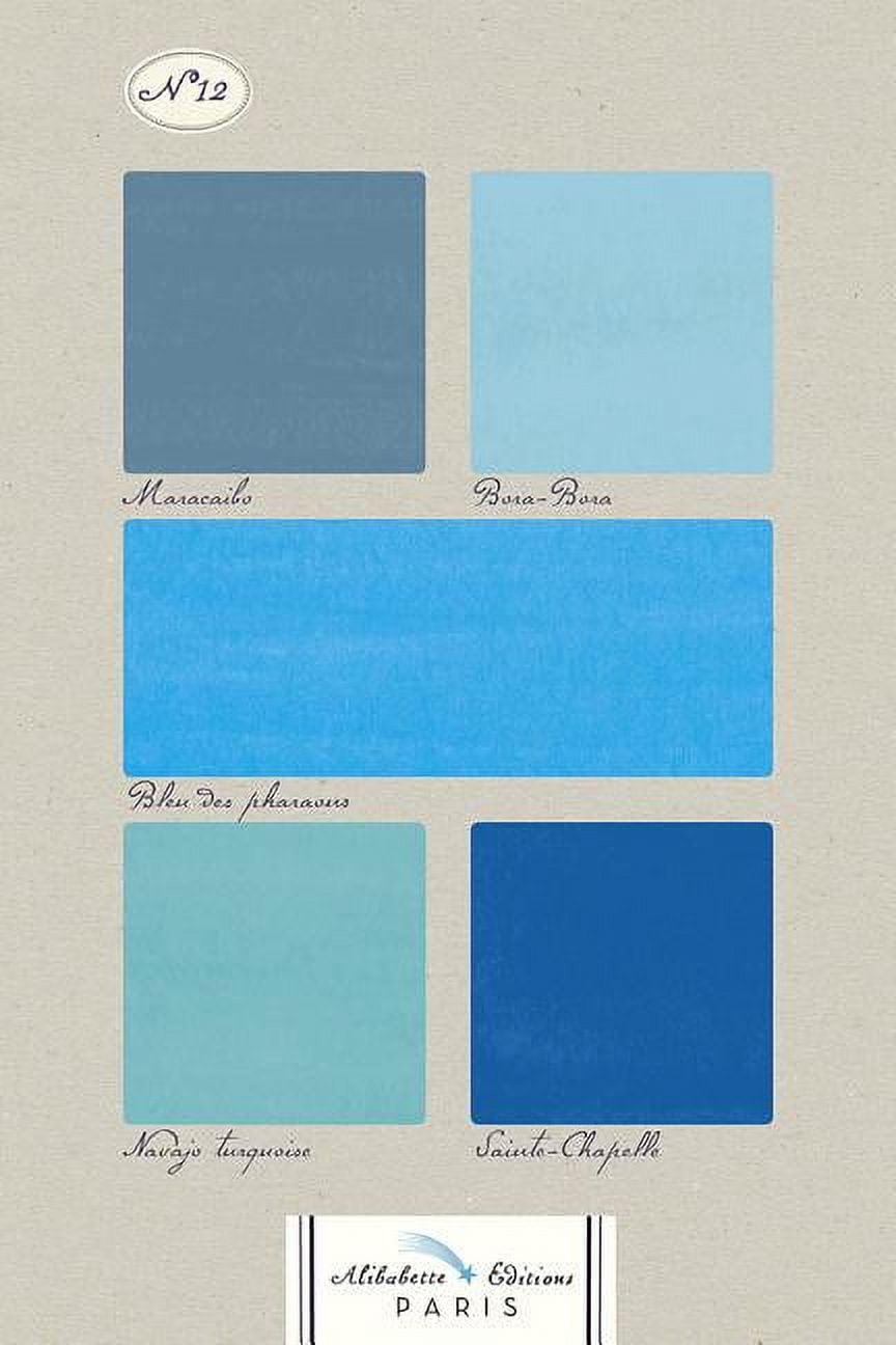 Artbooks - Bondoni Binding: Bleus N12: All Blues - French Colour Chart ...