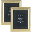 Set of 7 Brown, 8x10 Picture Frames, Composite Wood, Wall and Desktop ...