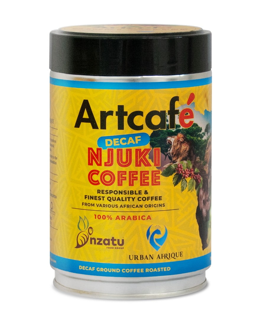 Artcafé ⁠Njuki 100% Premium Arabica Decaf Ground Coffee Roasted 250g ...