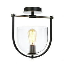 Maxim Lighting - Duke - 1 Light Semi-Flush Mount-10.75 Inches Tall and ...
