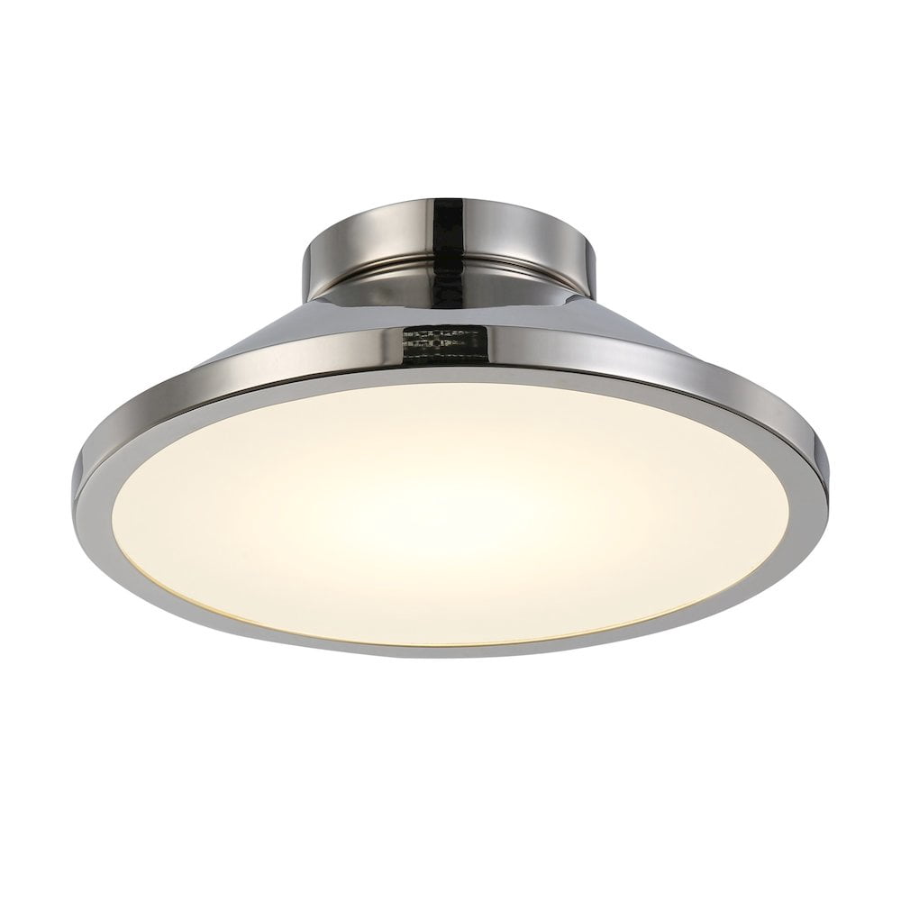 Artcraft Lighting Lucida Collection Integrated LED Flush Mount, Nickel ...