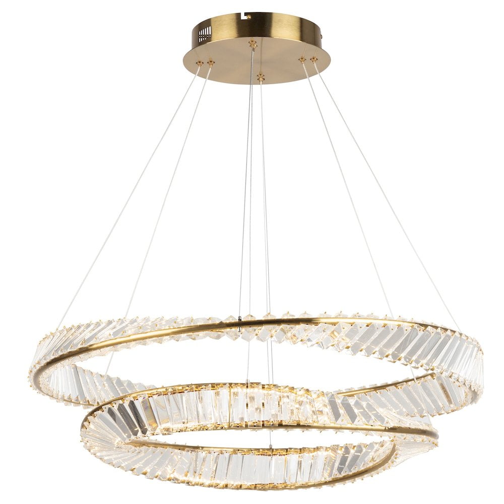Artcraft Lighting Stella 65W LED Chandelier Brushed Brass - Walmart.com