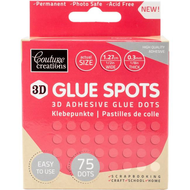 Artdeco Creations CO723817 0.5 in. 3D Glue Spots Adhesive Dot Roll ...