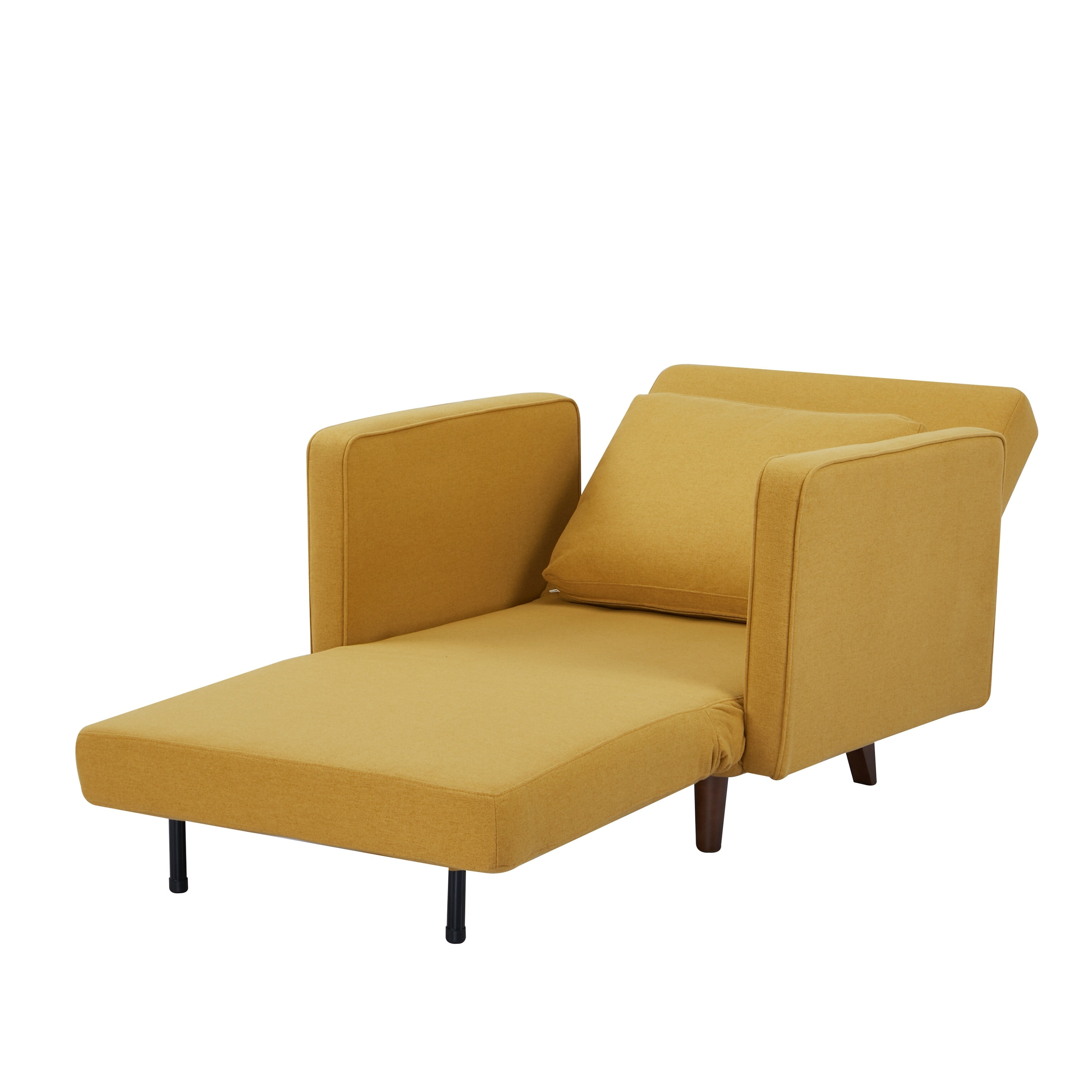 Artdeco Home Panama Convertible Futon Sofa Chair, Single Arm Accent ...