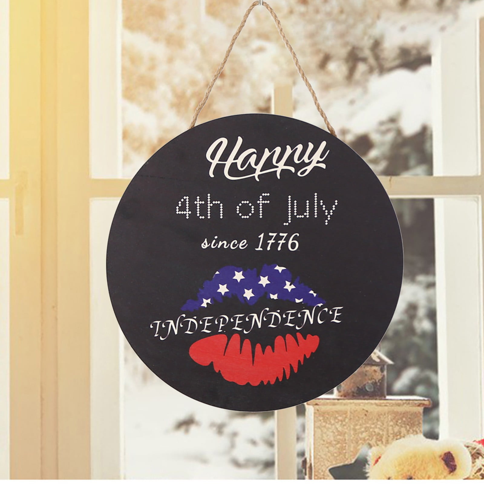 Artdorn 4th of July Door Hanging under $10 Patriotic Sign Decorations ...