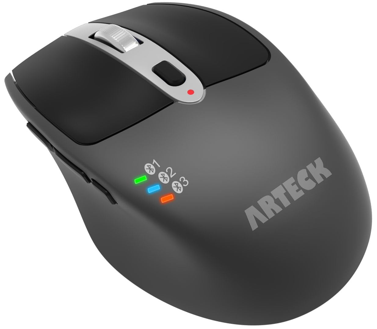 Arteck Multi-Device Wireless Bluetooth Mouse Ergonomic Silent Clicking ...