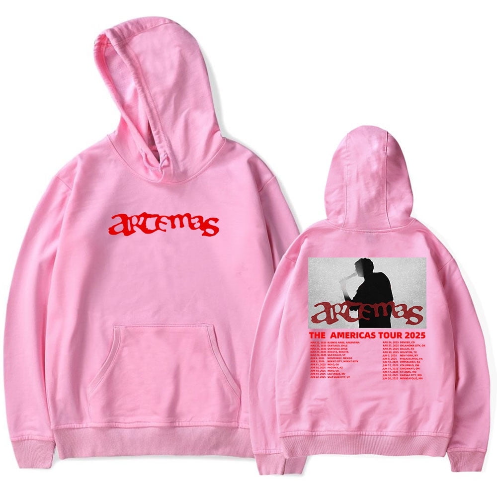 Artemas Music Hooded Sweatshirt, 2025 Tour Design, Multi-Colors ...