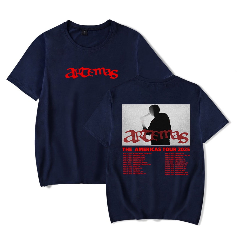 Artemas The Americas Tour 2025 Merch T-Shirt Women Men Casual Crewneck ...