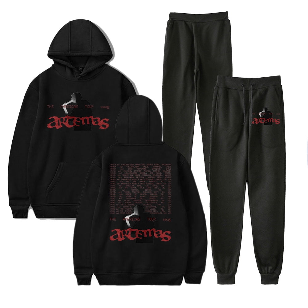Artemas Tour 2025 Merch Hoodie and SWEATPANTS set pop print Unisex ...
