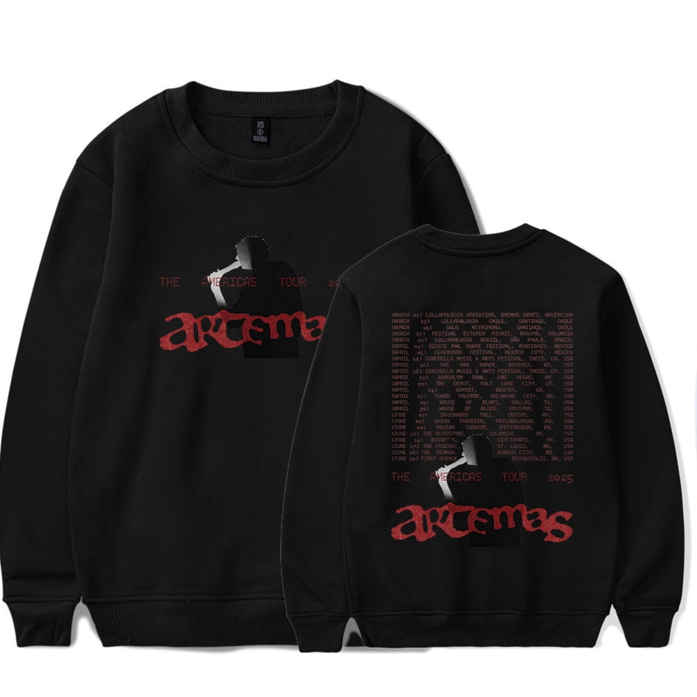 Artemas Tour 2025 Merch crew neck sweatshirt Popular Graphics Unisex ...