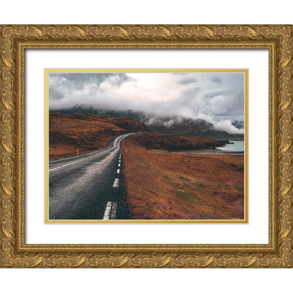 Artemiadi, Dora 14x12 Gold Ornate Wood Framed with Double Matting ...