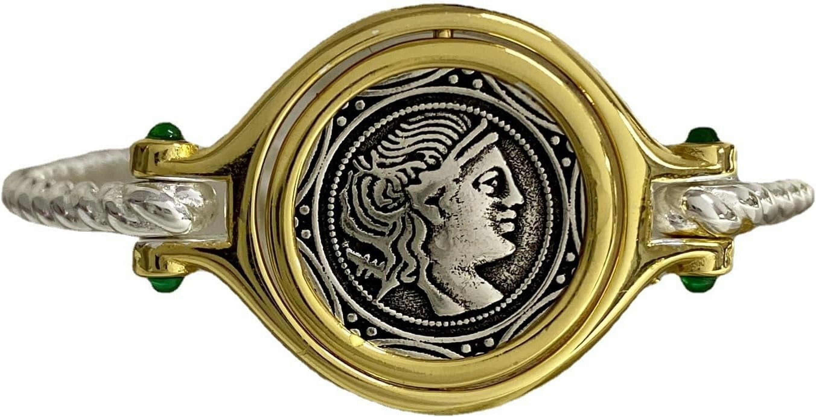 Artemis Athena Queen Bracelet Coin Mythology Goddess Minimalist ...